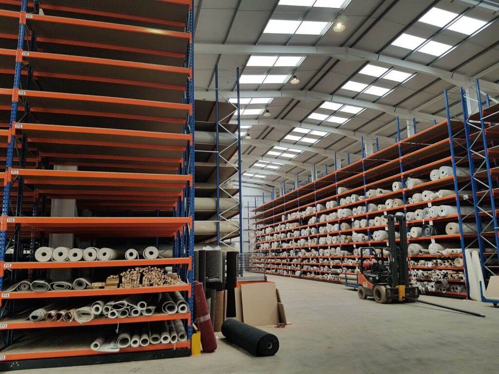 Carpet Racking Case Study | Carpet Racking UK Supplier